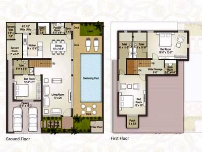 3 BHK Farm house for sale in Avadh Kimberly Palsana Surat - 2000 Sq. Ft.