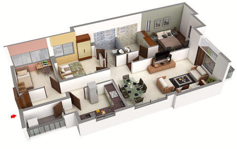 2 BHK Apartment / Flat for sale in Unitech Escape Nirvana Country ...