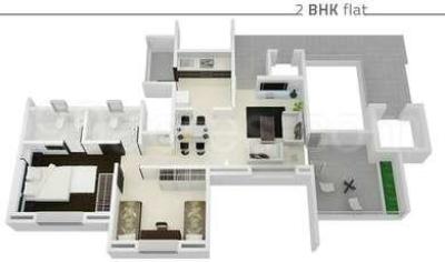 2 BHK Apartment / Flat for sale in Icon Linera Karpe Nagar Pune - 1078 ...