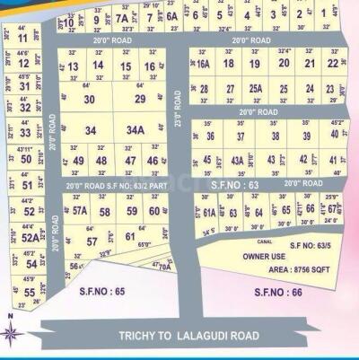 Residential plots for sale in Valadi, Trichy - Land for sale in Valadi ...