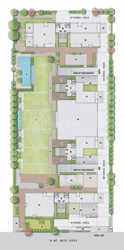 4 BHK Apartment / Flat for sale in VIP Road Vesu Surat - 3450 Sq. Ft ...