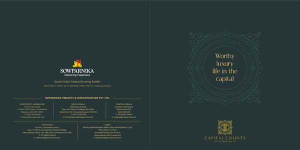 Sowparnika Capital County Pappanamcode, Trivandrum | Price List ...