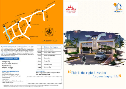 NDBG Highway Town Hussain Nagar, Unnao | Price List & Brochure, Floor ...