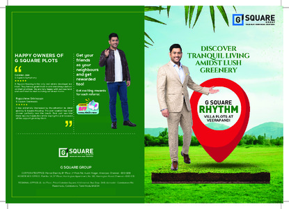 G square Rhythm Virapandi, theni Resale Price List, Brochure, Floor Plan, Location Map & Reviews
