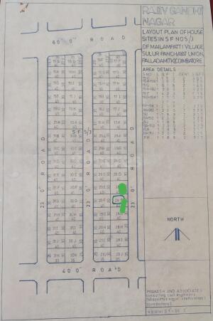 Residential land / Plot for sale in Neelambur Coimbatore - 267 Sq. Yard.