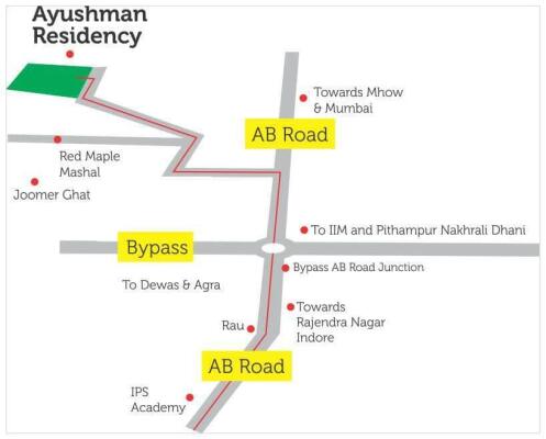 1 BHK Apartment / Flat for sale in Rau Indore - 540 Sq. Ft.- 5th floor ...