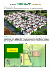 Urban Crown Villas Amtala, Kolkata South Resale Price List, Brochure ...
