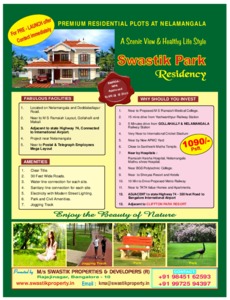 Swastik Park Residency Bangalore, Nelamangala | Price List, Brochure ...