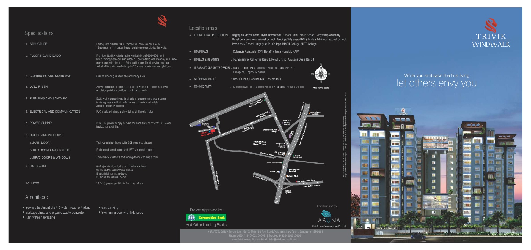 Shri Aruna Trivik Windwalk Yelahanka, Bangalore Resale Price List ...