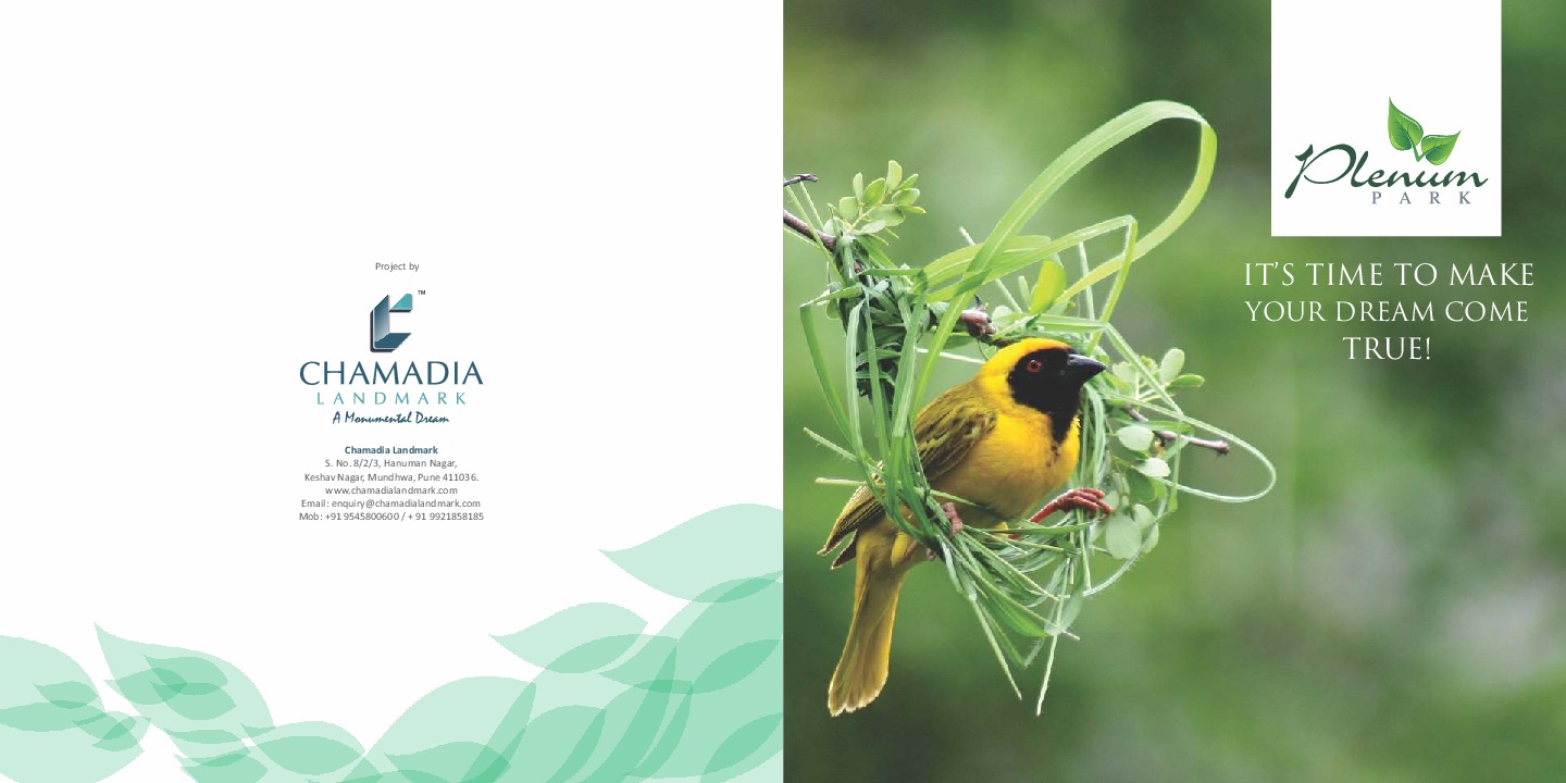 Chamadia Plenum Park Mundhwa, Pune Resale Price List, Brochure, Floor ...