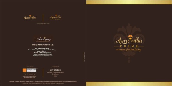Auric Villas Prime Jaisinghpura, Jaipur Resale Price List, Brochure, Floor Plan, Location Map ...