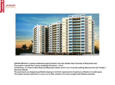 Jainam Sonam Srivilas Bhayandar East, Mira Bhayandar Resale Price List, Brochure, Floor Plan ...