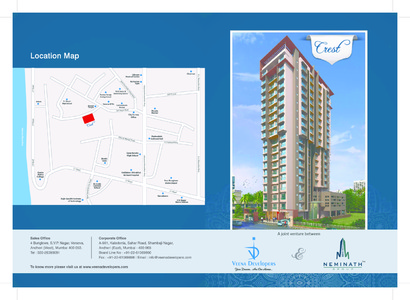 Veena Crest Mumbai, SV Patel Nagar Resale Price List, Brochure, Floor Plan, Location Map & Reviews