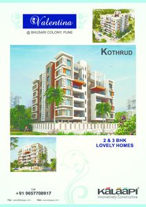 Kalaapi Valentina Pune, Bhusari Colony Resale Price List, Brochure ...