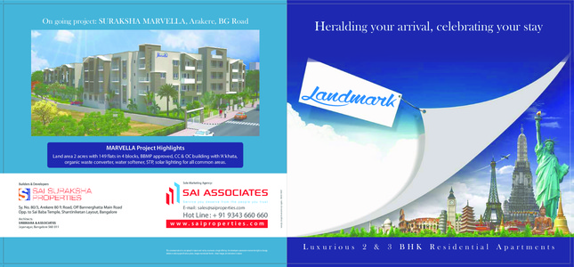 Sai Suraksha Landmark Bannerghatta Road, Bangalore Resale Price List ...
