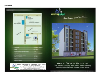 Arsh Green Heights Shahberi, Greater Noida Resale Price List, Brochure, Floor Plan, Location Map ...