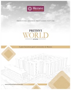 Prithvi World Chamundi Vihar Layout, Mysore | Price List & Brochure, Floor Plan, Location Map ...