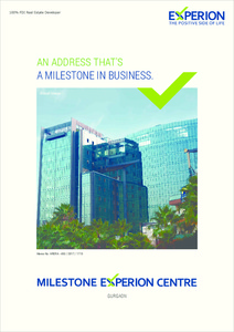Milestone Experion Centre Sector 15, Gurgaon | Resale Price List & Brochure