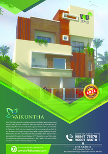 V4U Vaikuntha Chennai South, Tambaram Resale Price List, Brochure ...